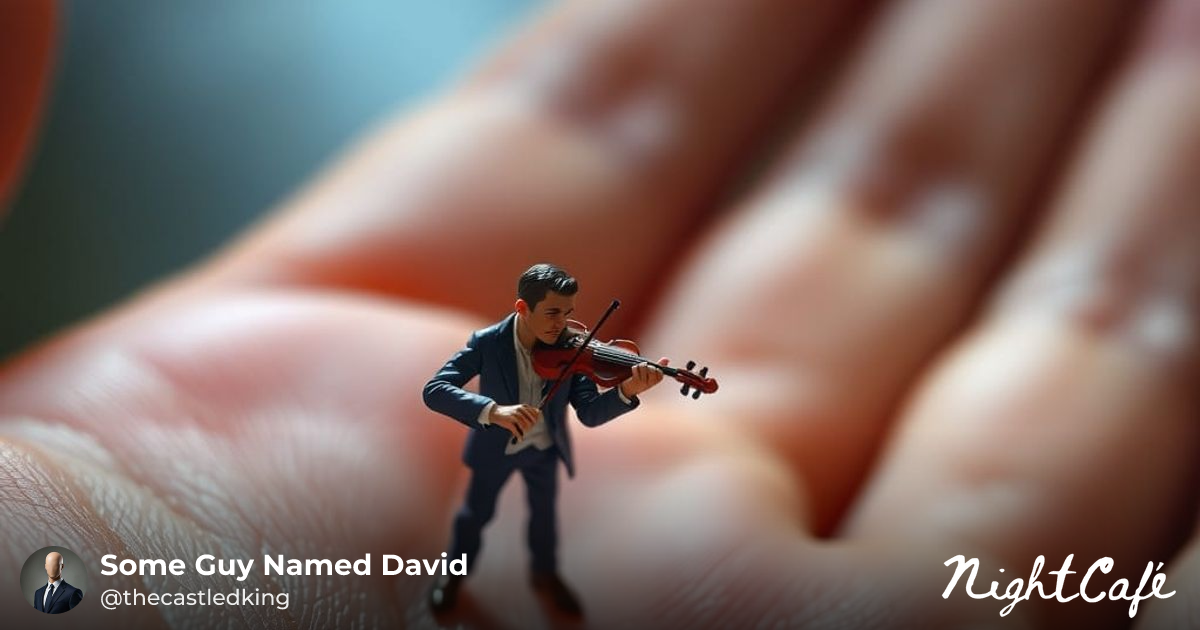 World's Smallest Violin Playing Just For You