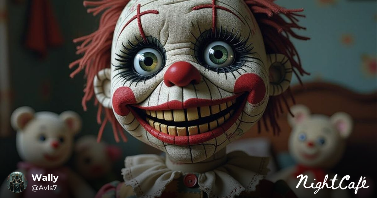 Grotesque Ragdoll Twin with Patches and Stitches - AI Art