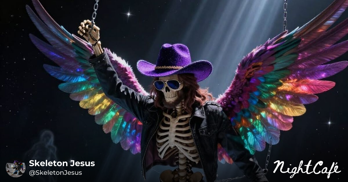 🎶Ghost in a Borrowed Space 🎶 Music by Skeleton Jesus if you care to ...