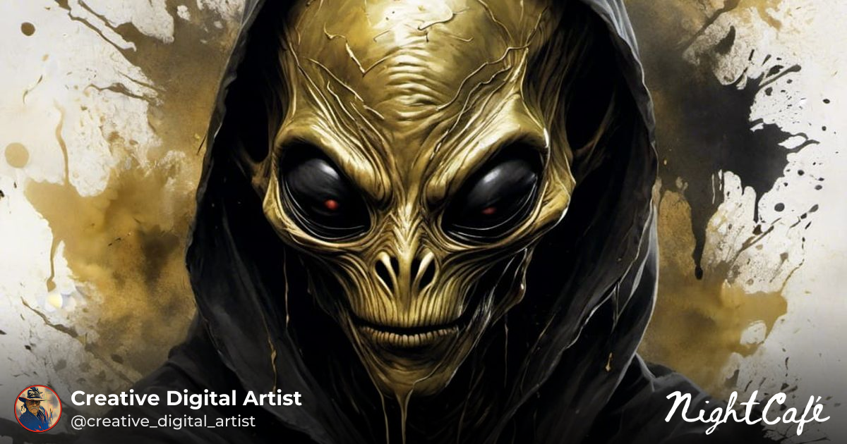 Ghostface Mask - Ghostface Mask Submerged in Black and Gold ...