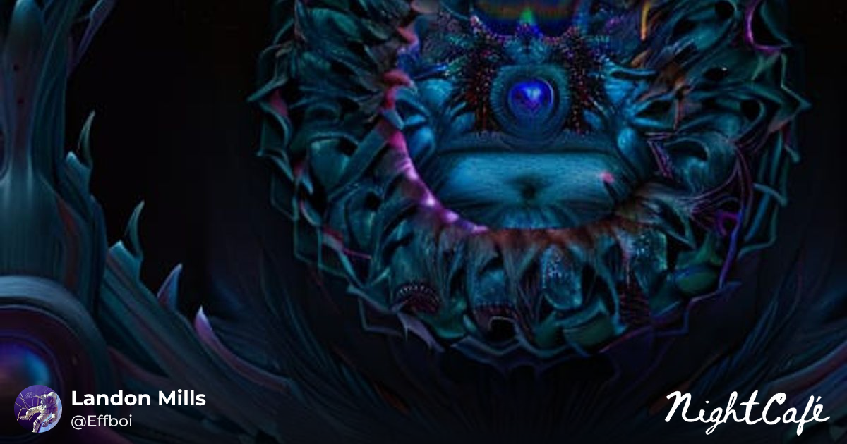 Eldritch Nightmare: Azathoth Dreams of Lightless S... - AI Art