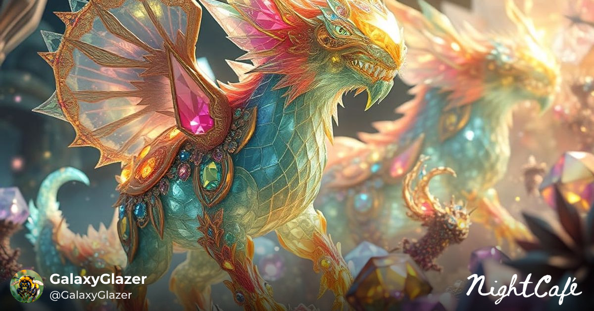 glass kingdom - Gemstone Creatures in Glittering Animal Kin...