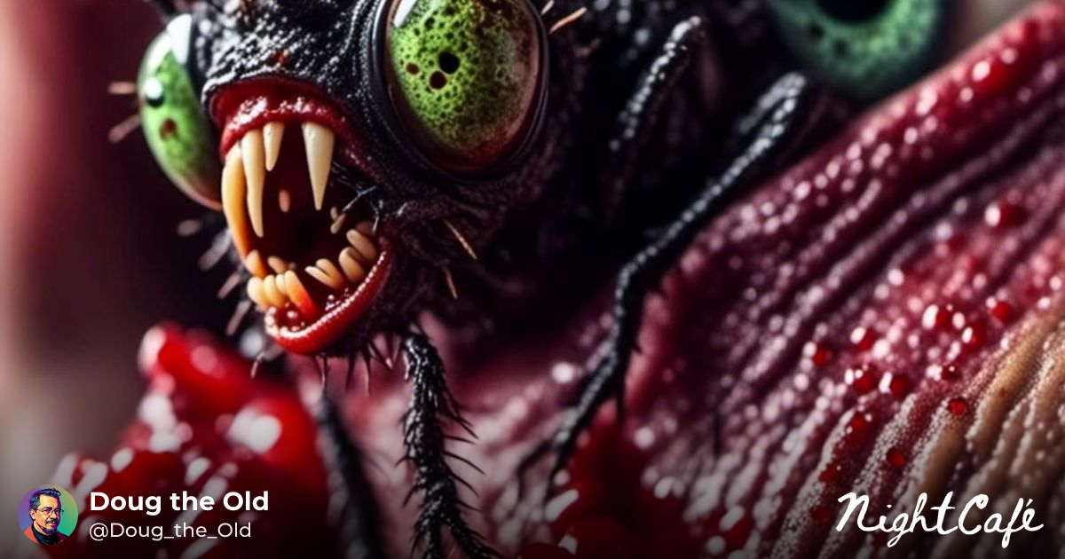 Those zombie flies are everywhere now....