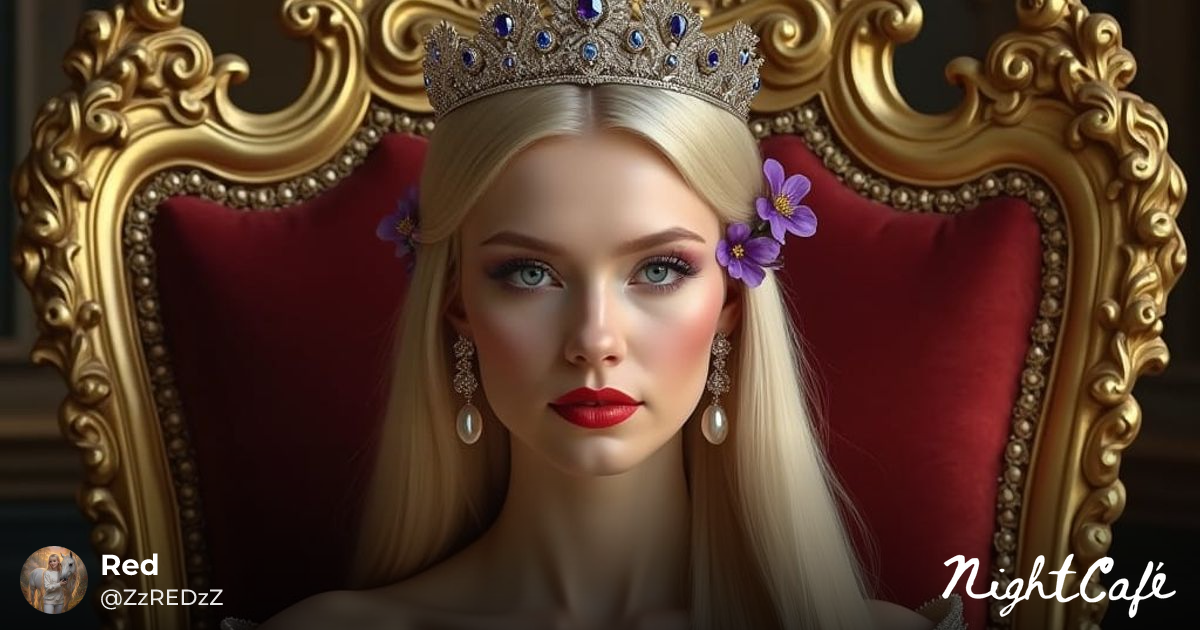 "The Emptress" - Regal Nordic Empress in Gilded Splendor