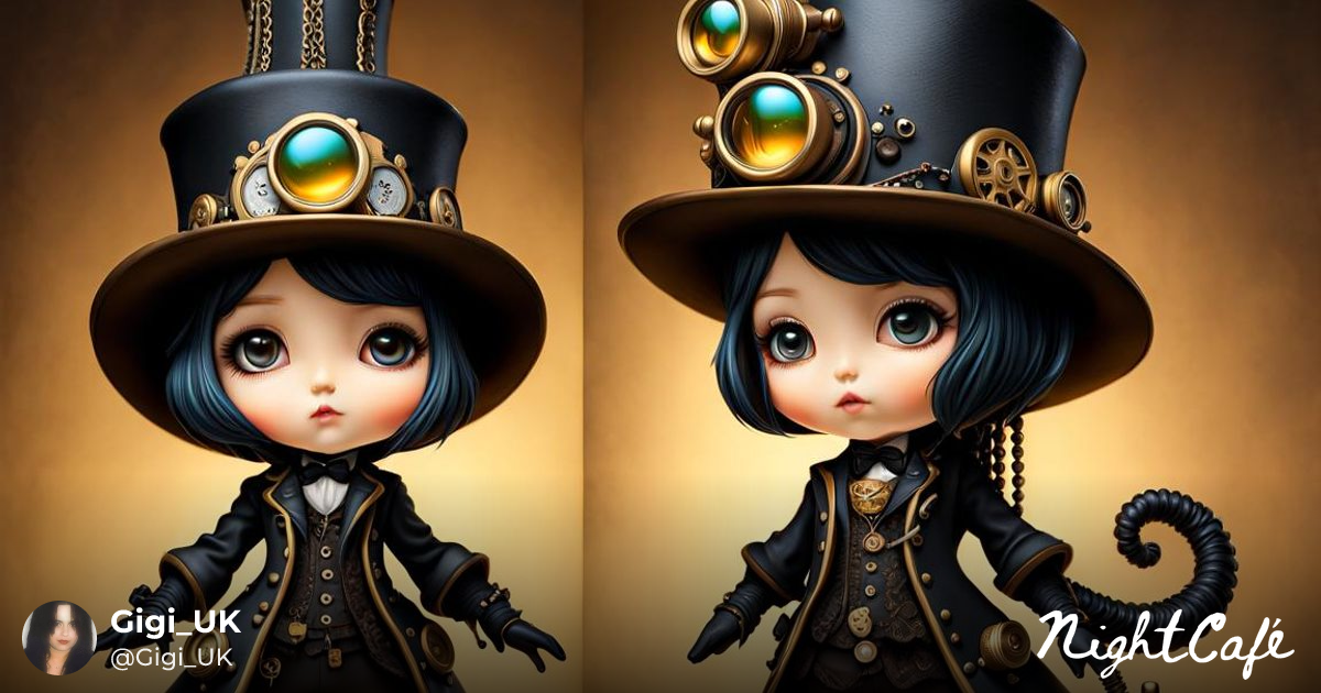 steampunk chibi characters