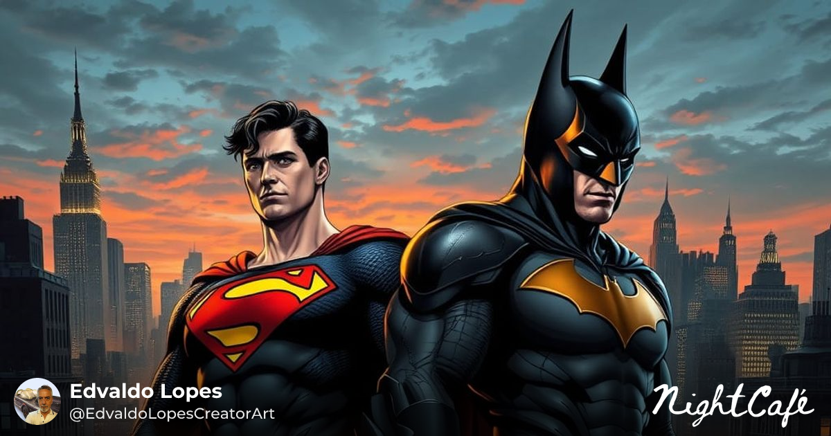 SuperMan and Batman - Superheroes Unite in Gritty Gotham Cit...