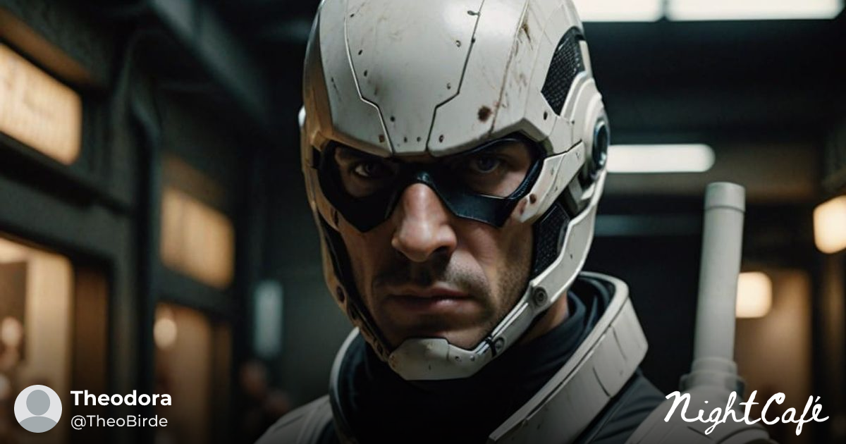 Italian Assassin in Intense Gaze - AI Art