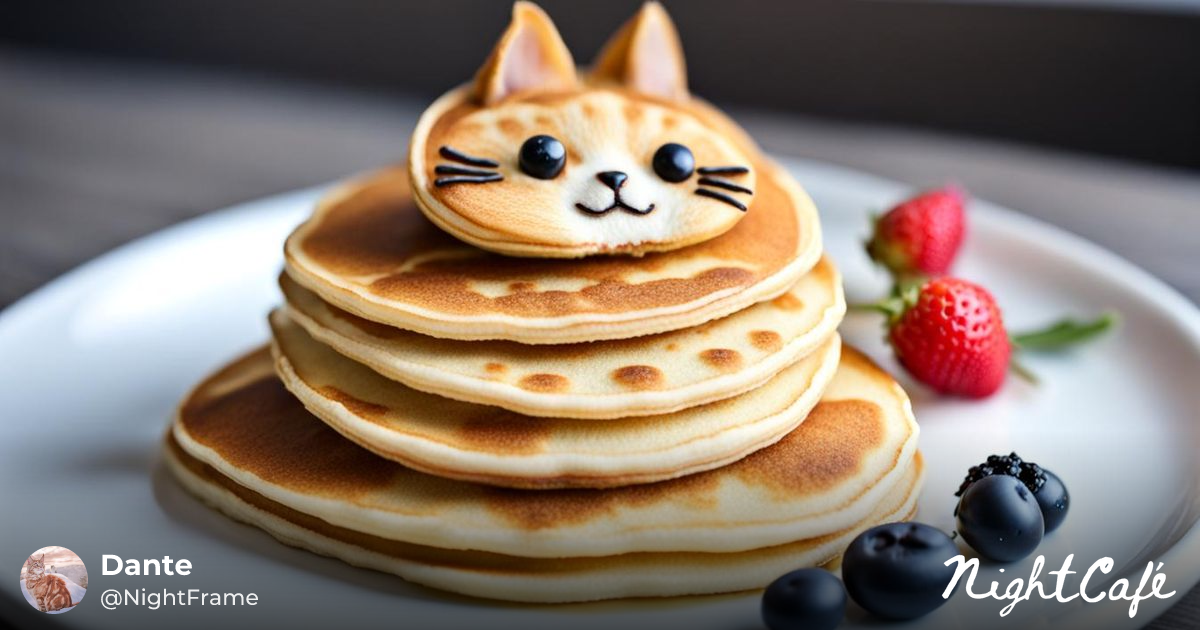 Cute Cat Pancake - Cute Cat Pancake