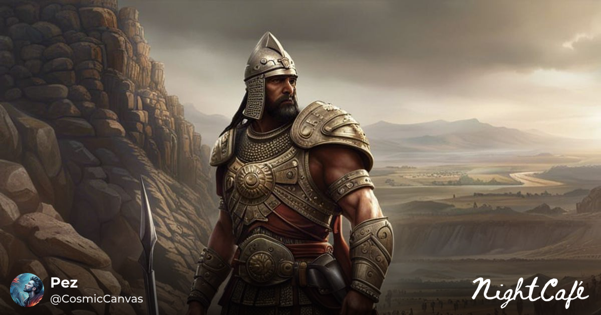 Goliath - Hyperrealistic Portrait of Goliath, Ancient Giant ...