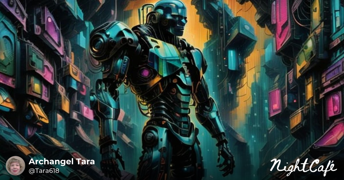 Futuristic Cyberpunk Art By Archangel Tara