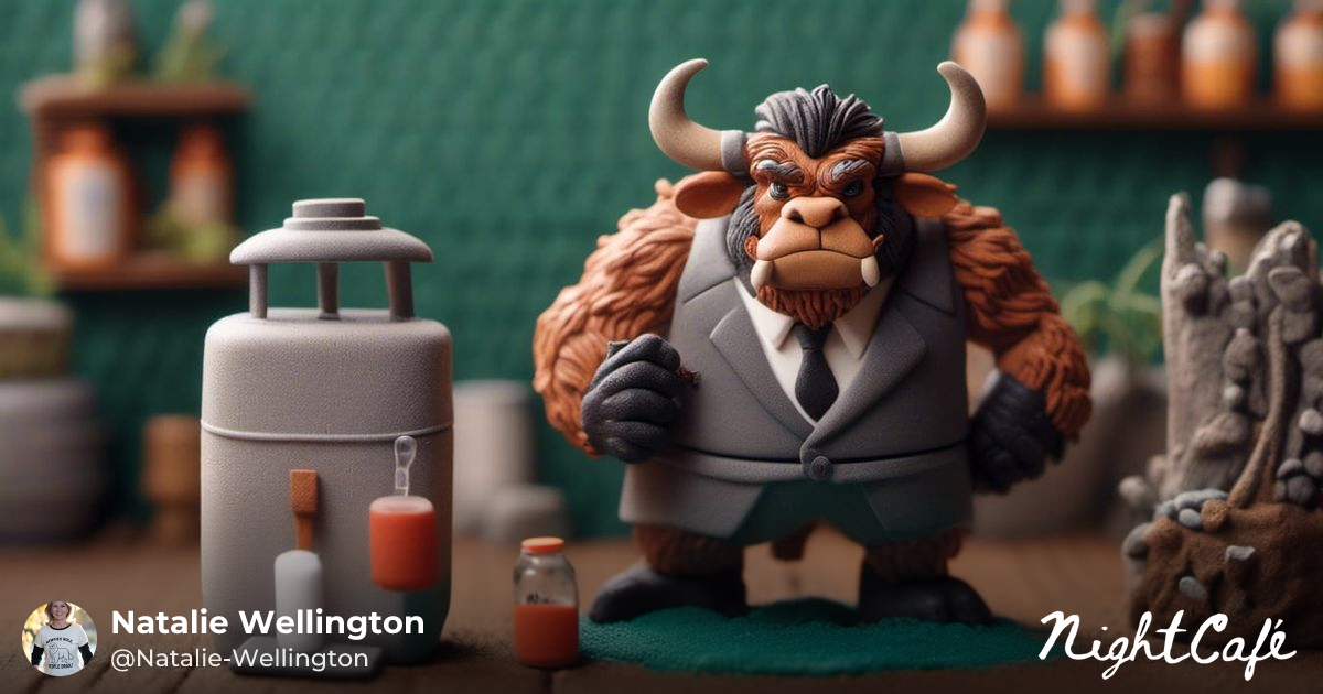 Suitbuster - Grumpy Minotaur in Business Suit: Claymation St...
