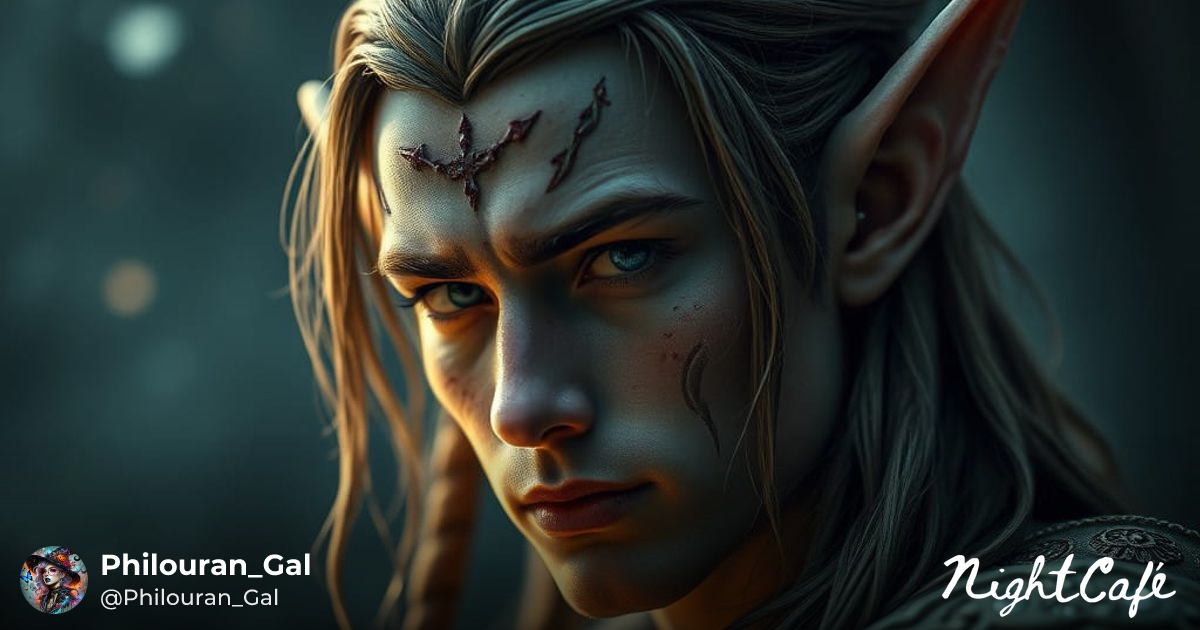 Fantasy - Ethereal Galaxy Elf in Hyperrealistic Fantasy