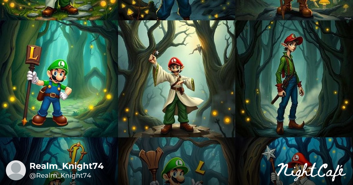 Luigi as a dnd character - Luigi as a Daring Dungeon Advent...