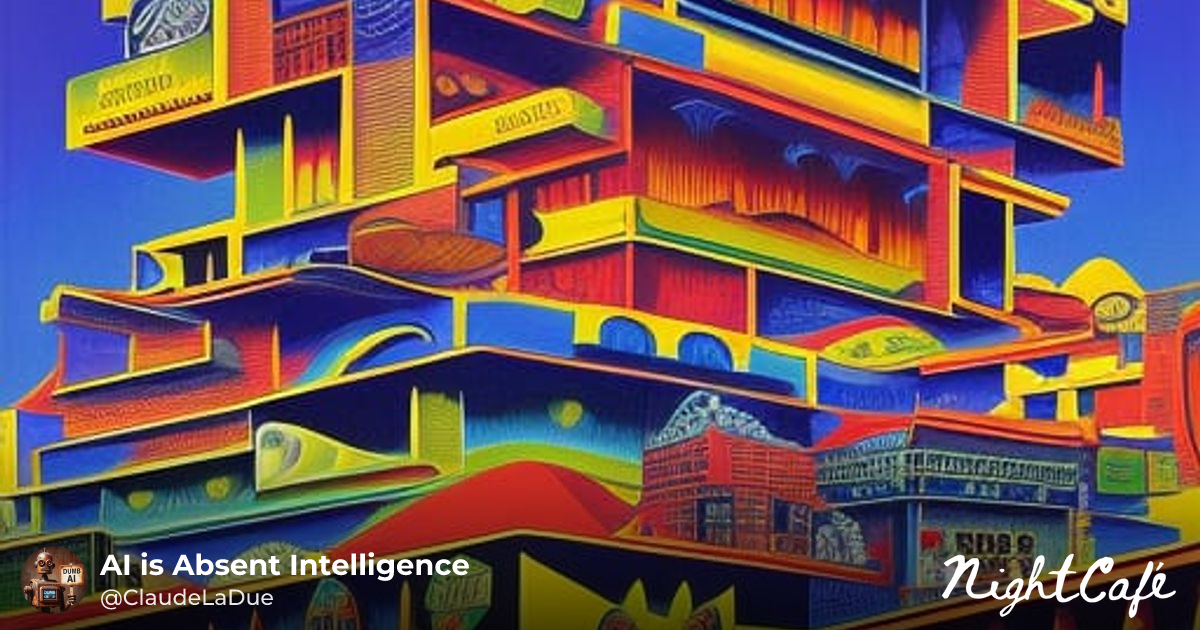 Jumbled Concept Art in Al Jaffee Style - AI Art