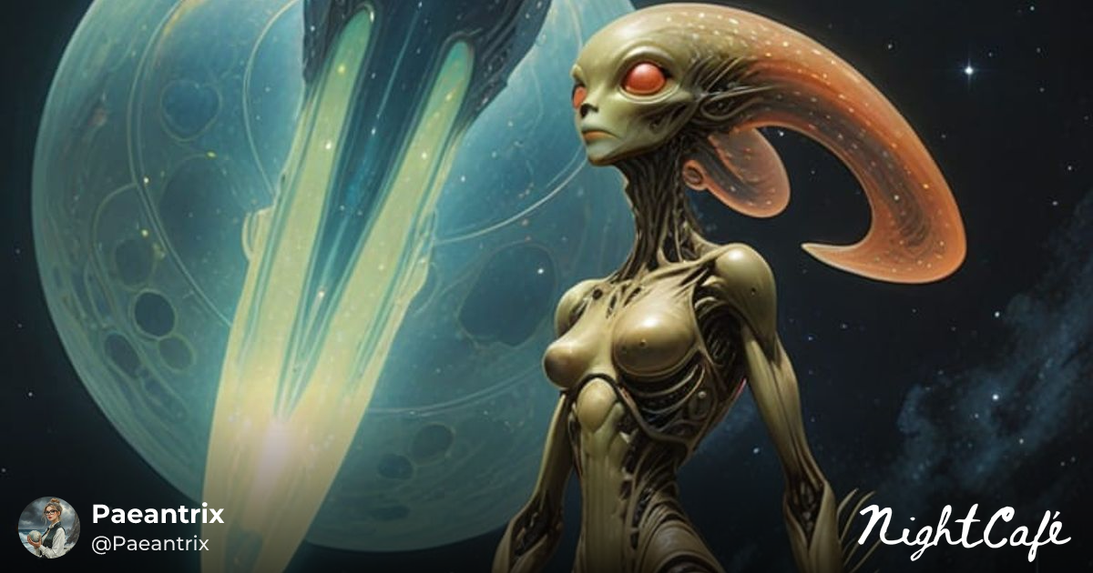 Primitive Alien glimpses the Future