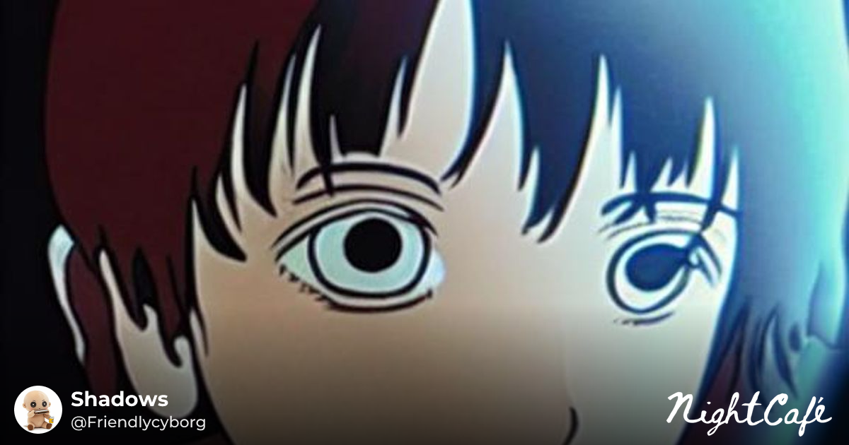 Lain in a dynamic pose, hinting at the mysteries of the Wired