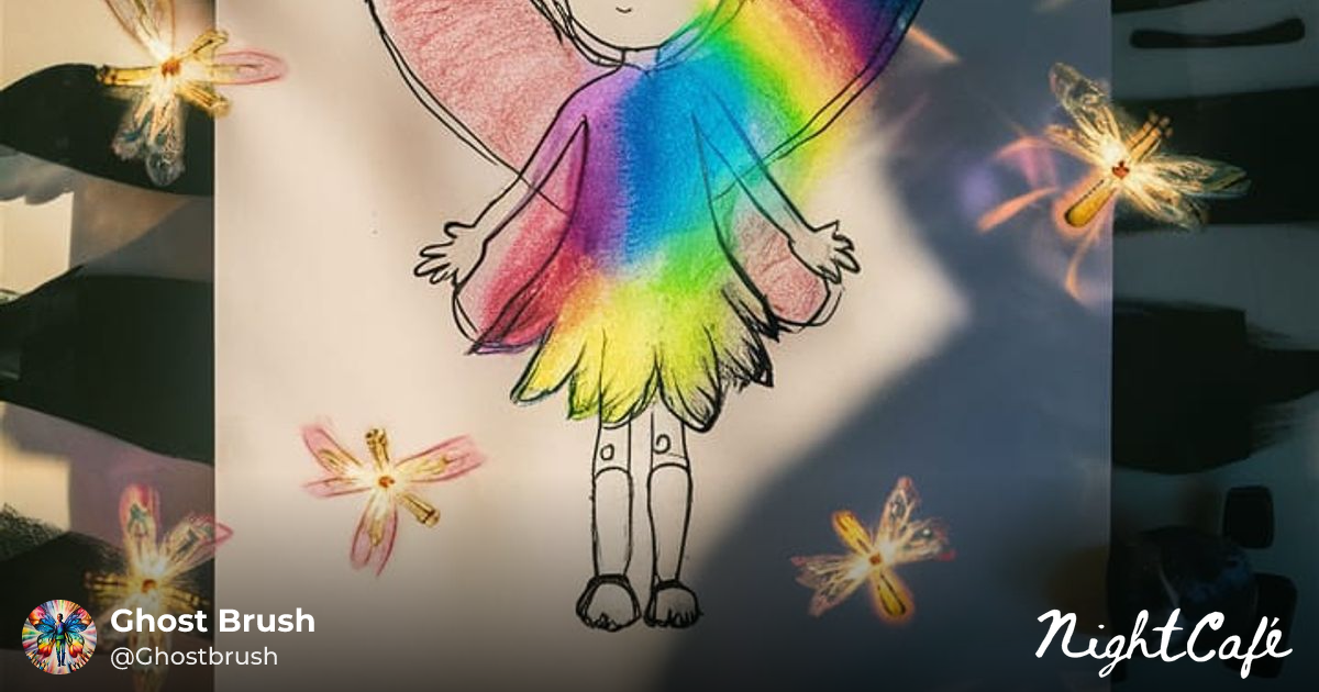 Fireflies, Kids Crayon drawings ,surreal shadow play, child's drawing , rayograph Man Ray ...