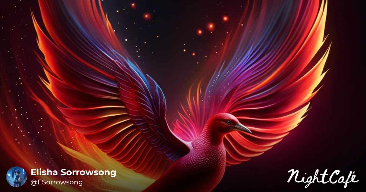 An Experimental Phoenix #2... - Flaming Phoenix Rising: 8K C...