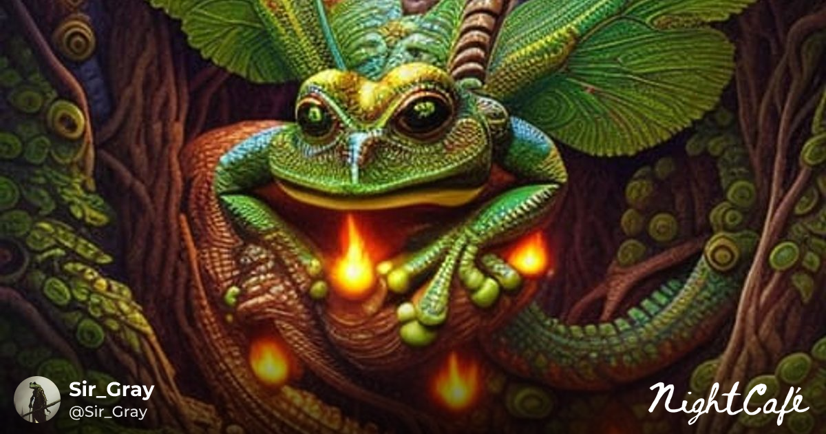 Mythical Creature Portrait in Photorealistic Style - AI Art