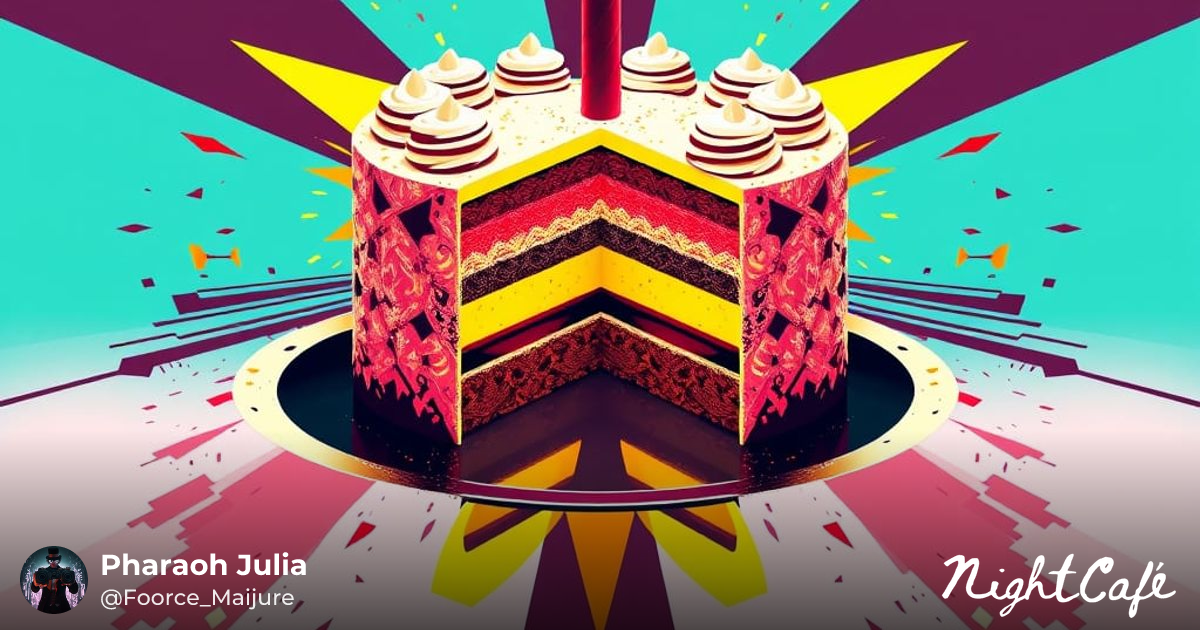 Vibrant Pop Art Scene with Triadic Colors - AI Art