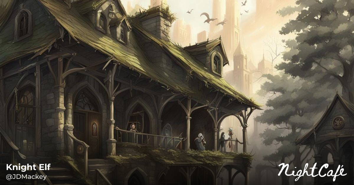 Fantasy Riverside Inn - Fantasy Concept Art of Weary Spirit ...