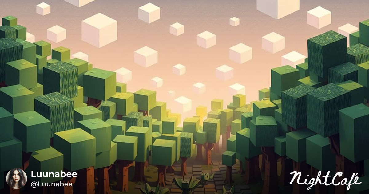 a world where everything is square. There are strange square-shaped ...