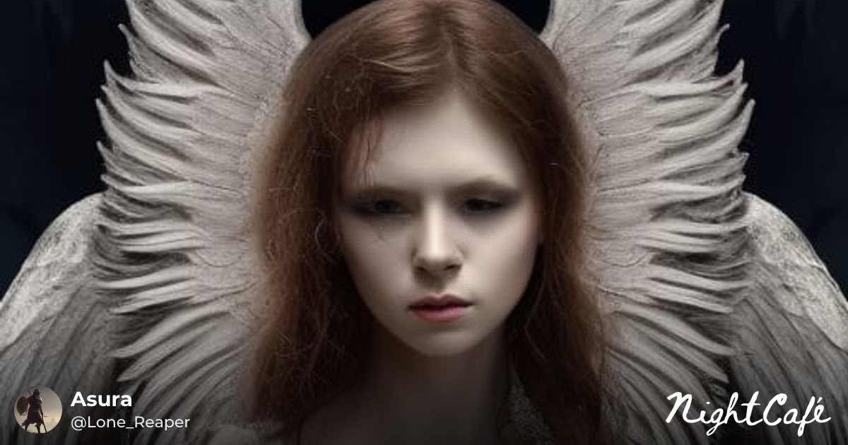 Fallen angel demonize - Dramatic Fallen Angel Digital Matte...