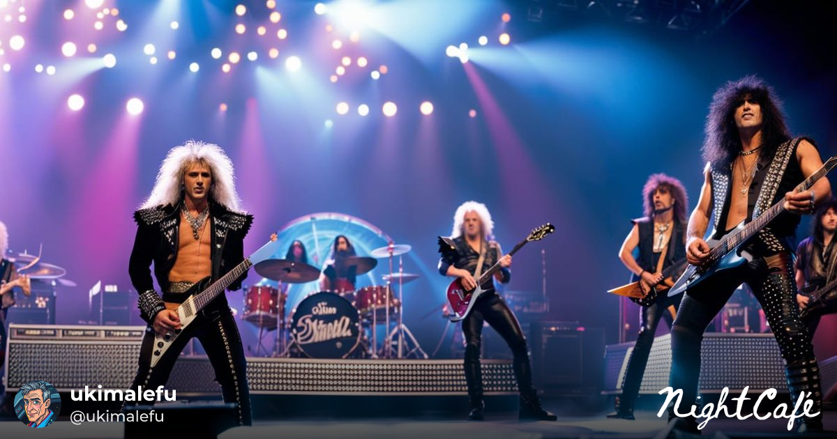 Stagefright all night - 1984 Hair Metal Band Live Performanc...