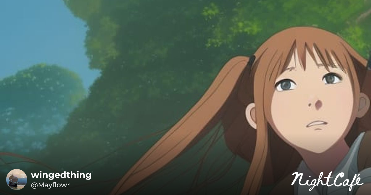 Leah - Anime Girl in Ghibli Style with Chestnut Braid