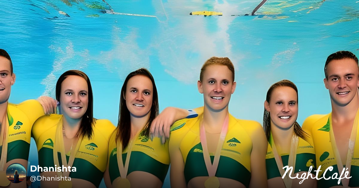 Aussie swimming team olympic gold medal winners