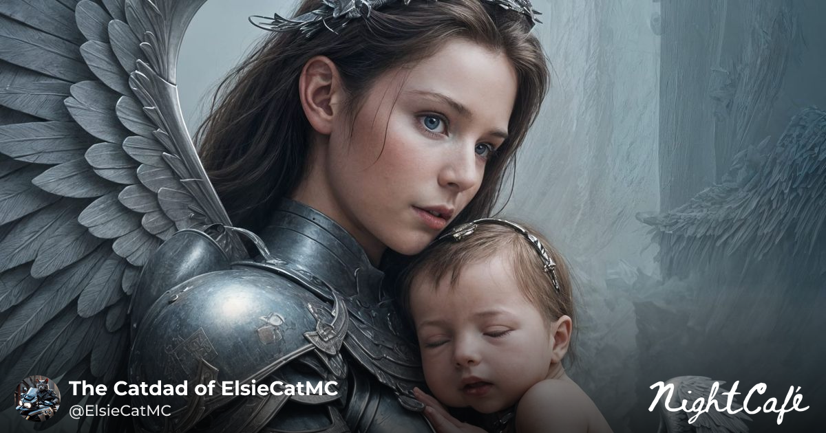 Protected - Guardian Angel Protecting Babies: Ethereal Fanta...