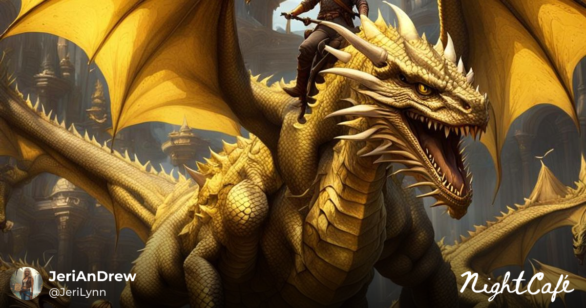 Ferocious Dragons with Prince Rider: Dark Fantasy ... - AI Art