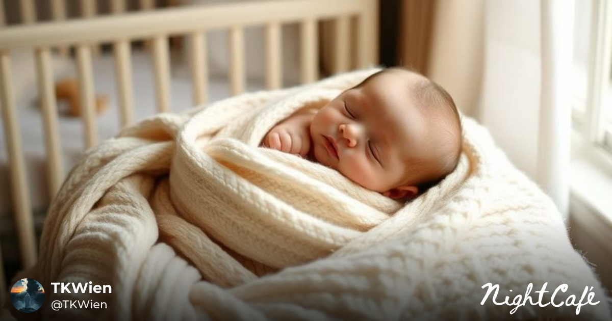 Newborn photo - Newborn Baby Portrait in Warm Natural Light