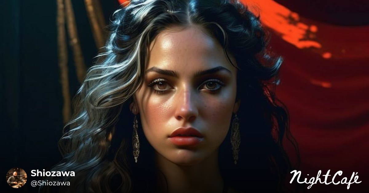 Insanely detailed Portrait photograph of beautiful Albanian gypsy woman ...