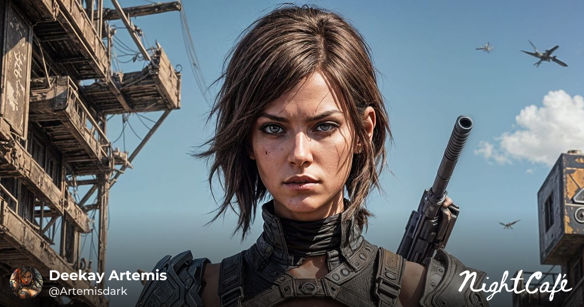 Lilith as a Cyberpunk Warrior in Highly Detailed P... - AI Art