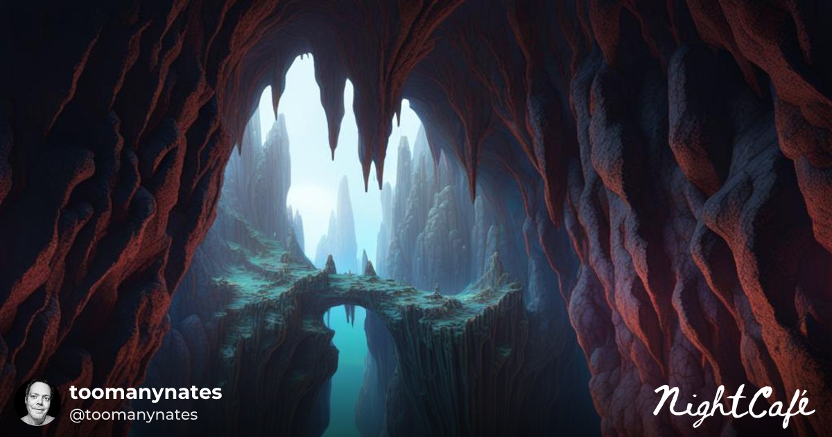 Crystal Cave - Fantastical Crystal Cave Concept Art in 8k