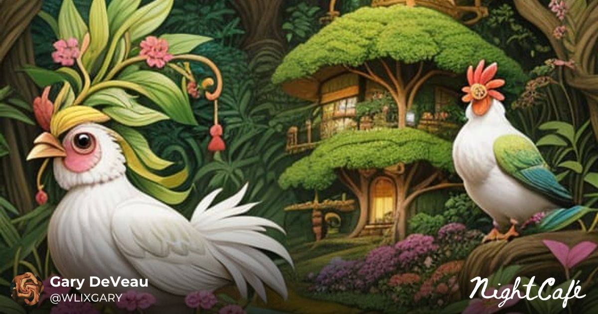 A House on Dr. Moreau's Island of Mutant Chickens