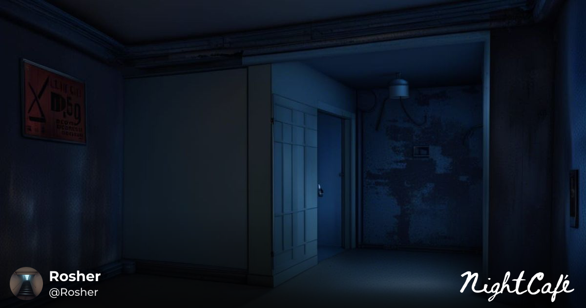 Liminal Room - Eerie Alien Room in Dark Liminal Space