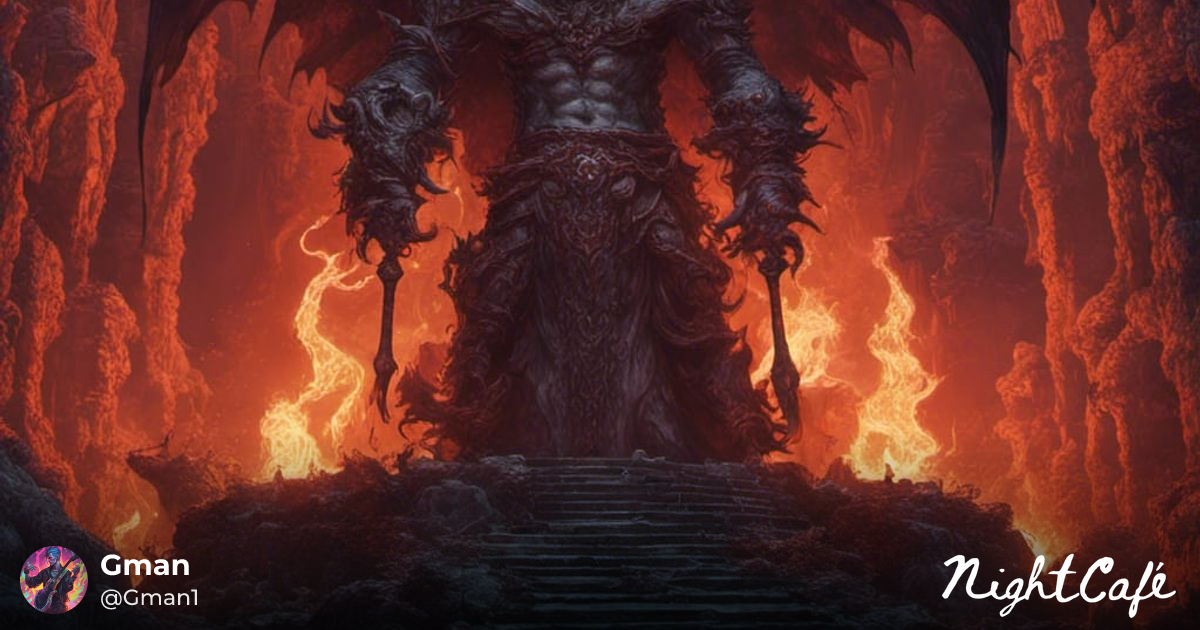 Dnd, the true form of asmodeus - Asmodeus of the Nine Hells...