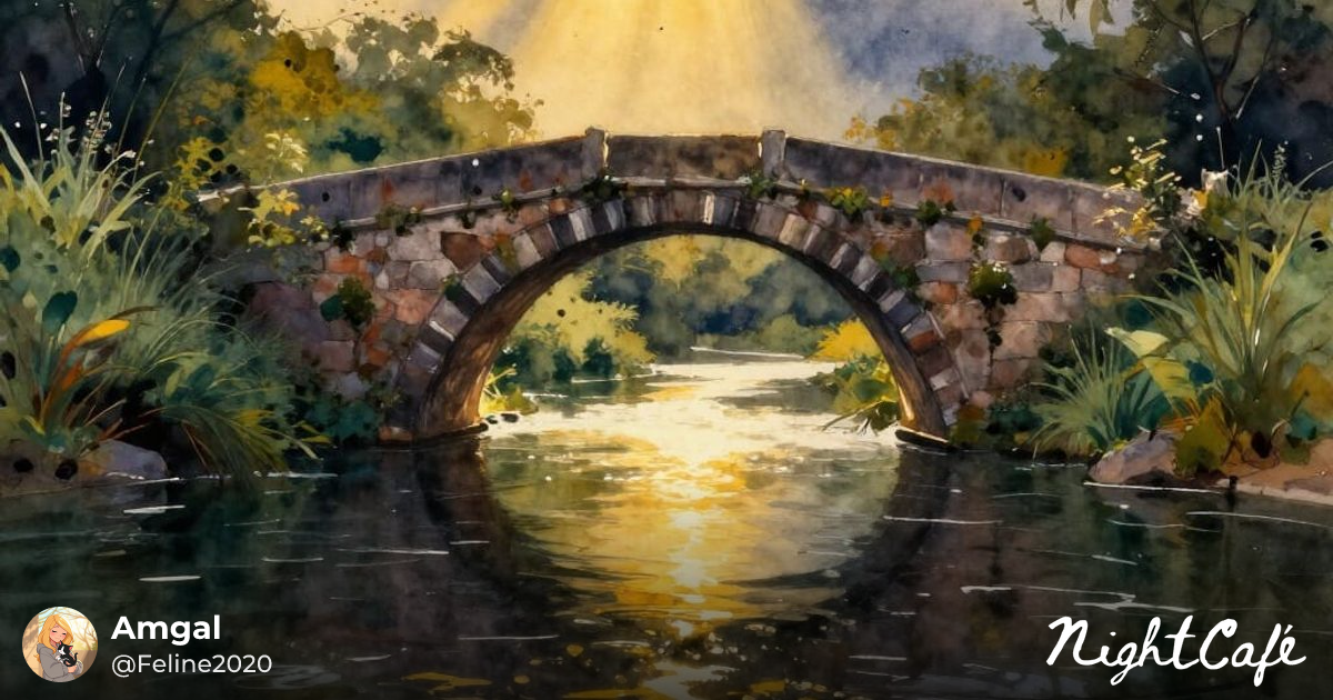 An ancient stone bridge