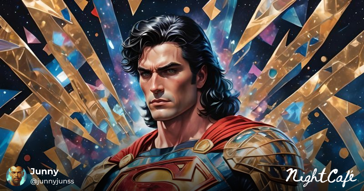 Superman - Superman in Saint Seiya Armor, Cosmic Illustratio...