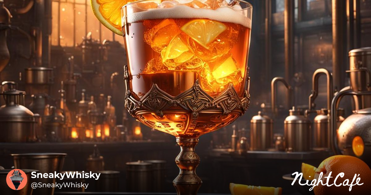 'Orange Steam' cocktail - 'Orange Steam' cocktail