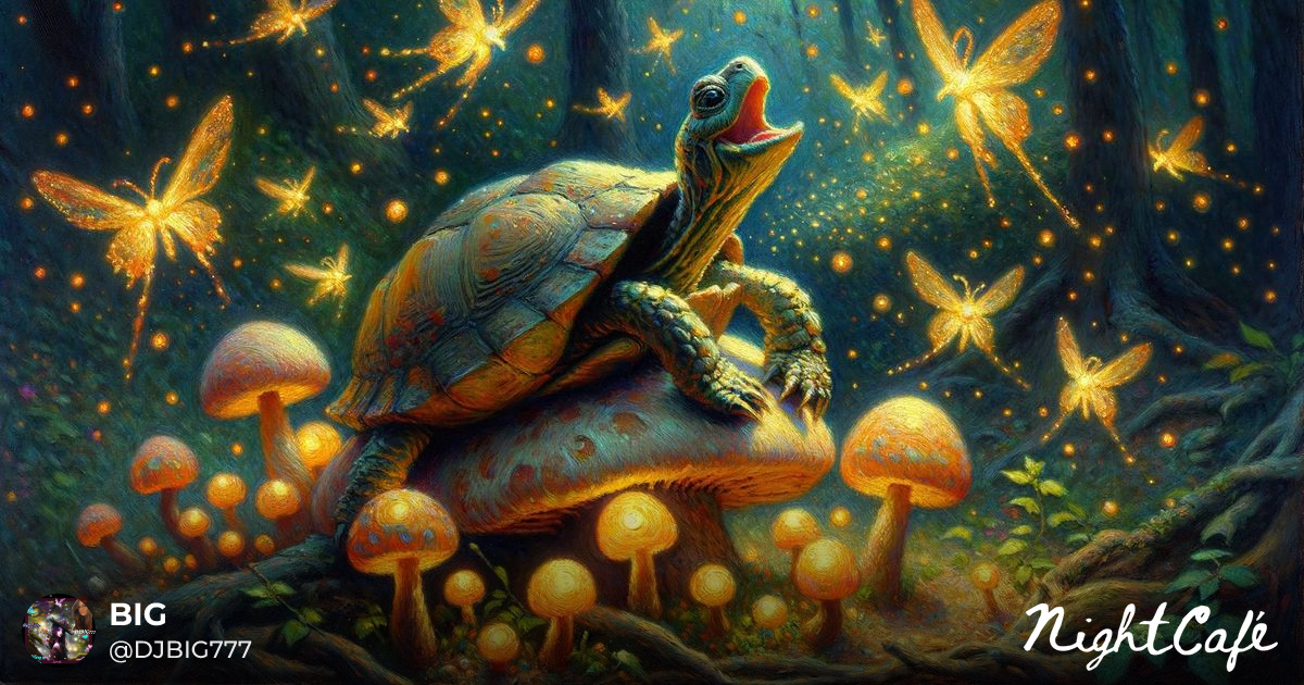 A CAPTIVE AUDIENCE - Singing Turtle in Enchanted Forest: Imp...