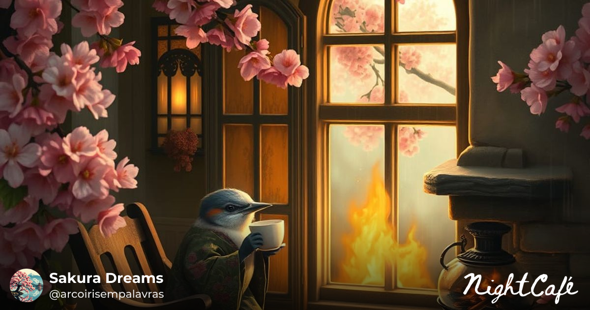 Bird in Kimono Sipping Tea - Bird in Kimono Sipping Tea, Rea...