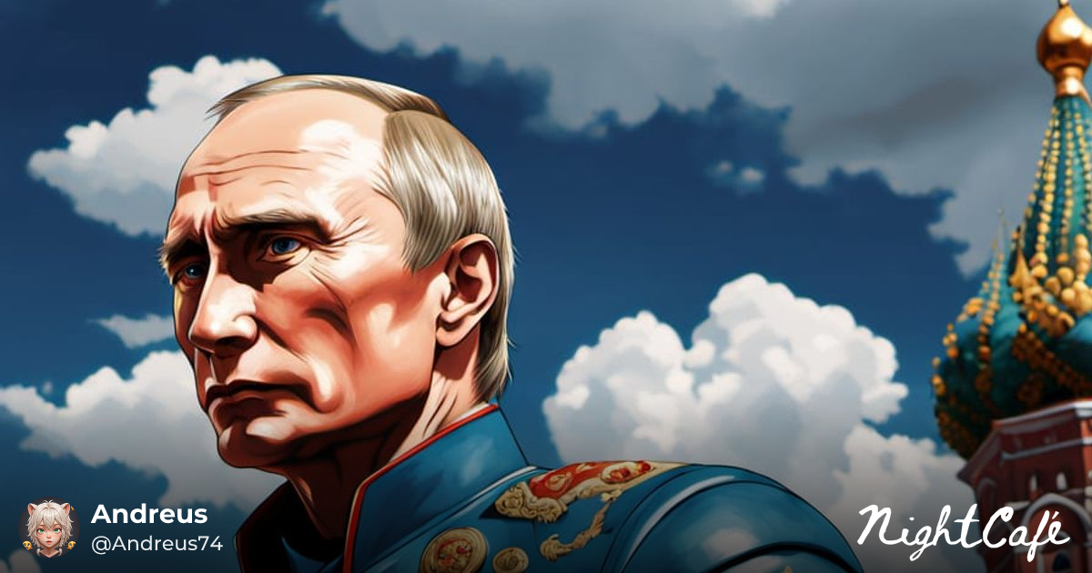Vladimir Putin in anime style - Vladimir Putin in Vibrant An...
