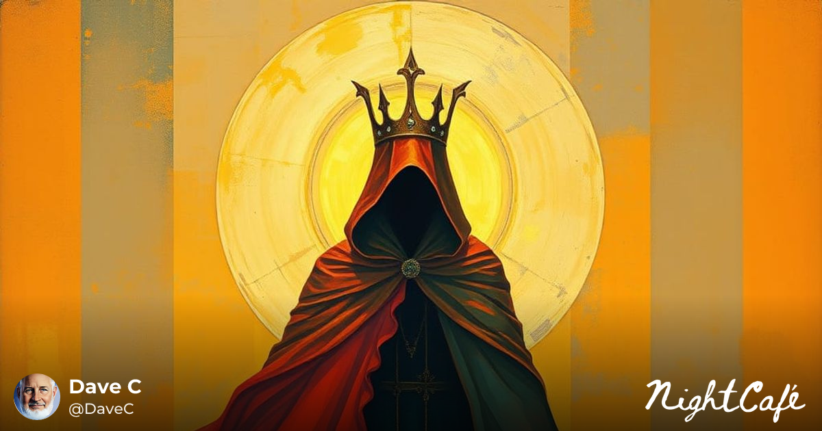 Enigmatic King in Vibrant, Fantastical Attire - AI Art