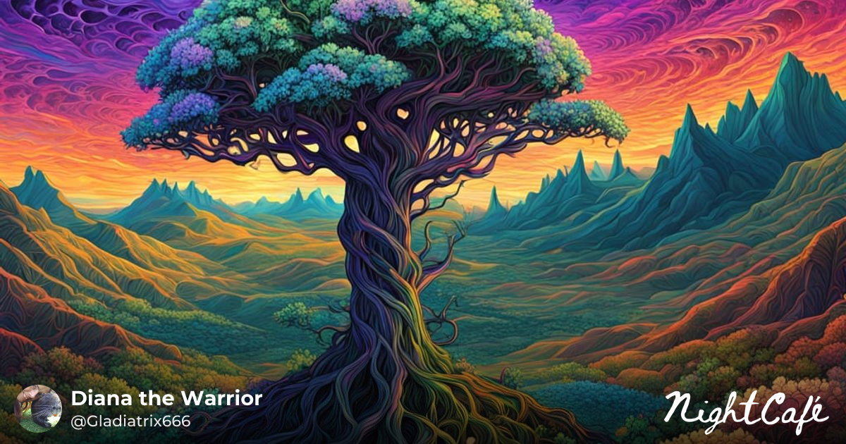 Fractal landscape - Psychedelic Fractal Vines in a Kaleidosc...