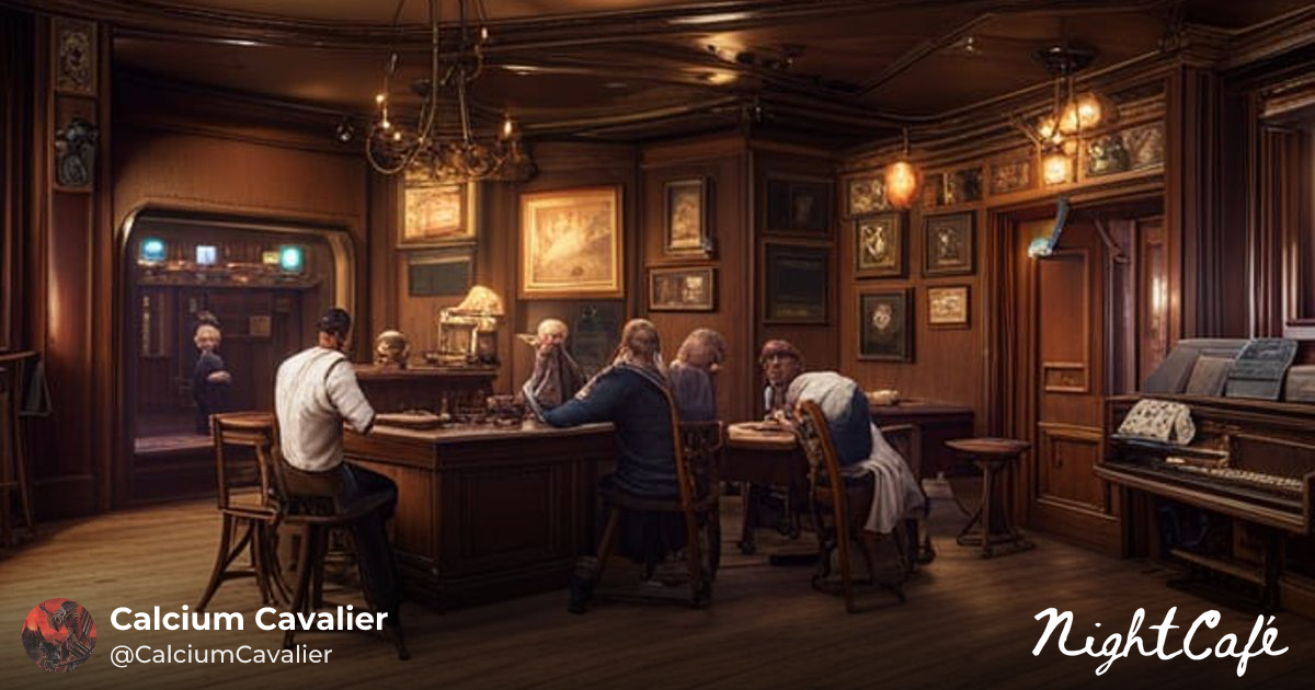 Western Saloon Card Game in Detailed Matte Paintin... - AI Art