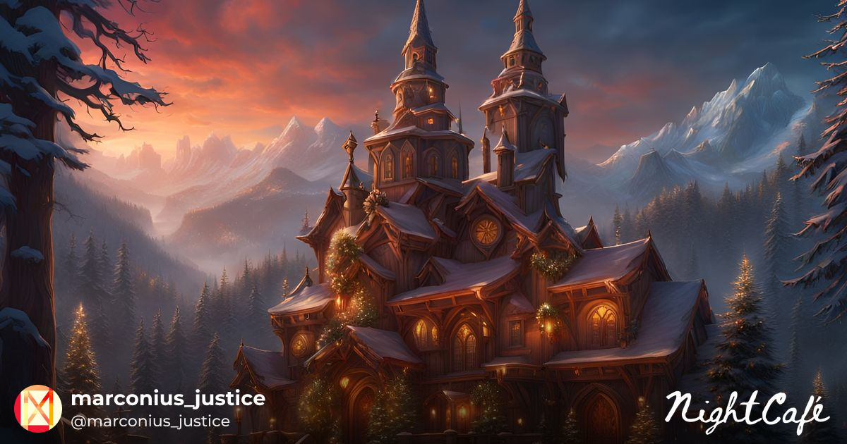 Old saint nick - Fantastical Saint Nick Matte Painting in D...