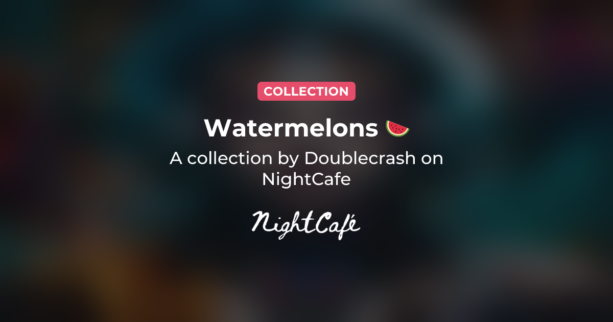 Watermelons 🍉 - Collection of AI Generated Art by Doublecrash - NightCafe